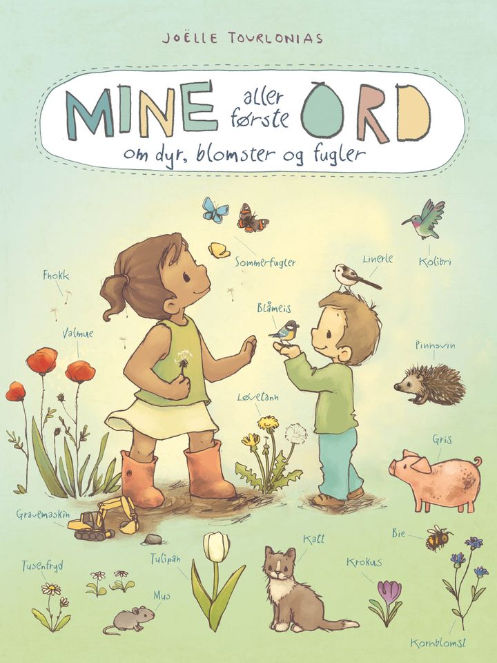 Mine aller første ord om dyr, blomster og fugler - Bonnier